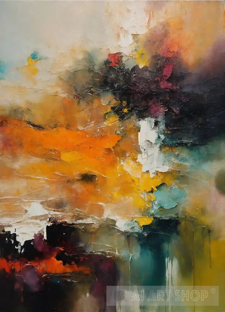 the abstract expressionist style.