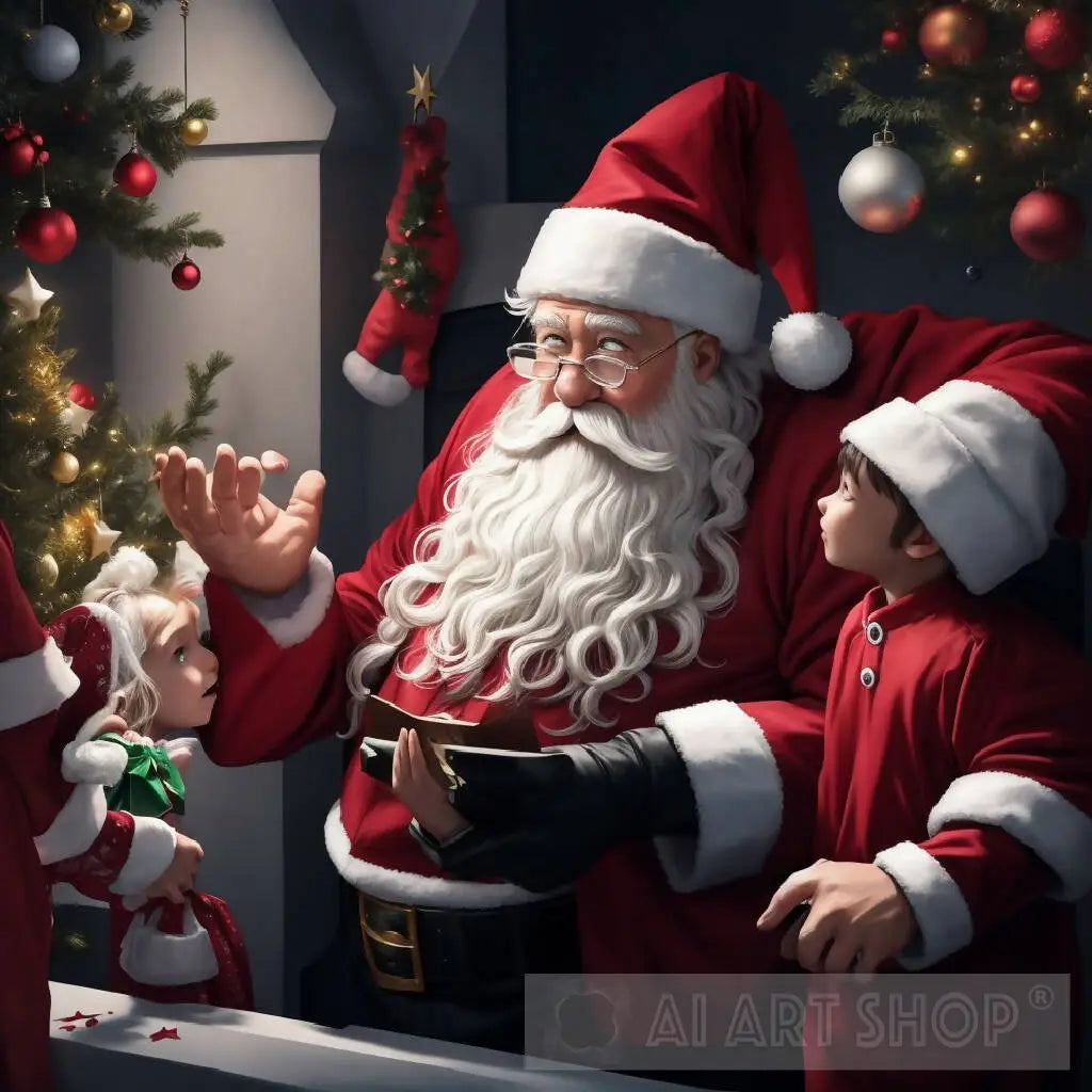 The Blessing Santa