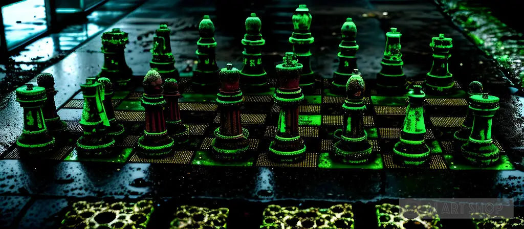 AI Chessboard Print | Customizable and Intelligent Chessboard Art