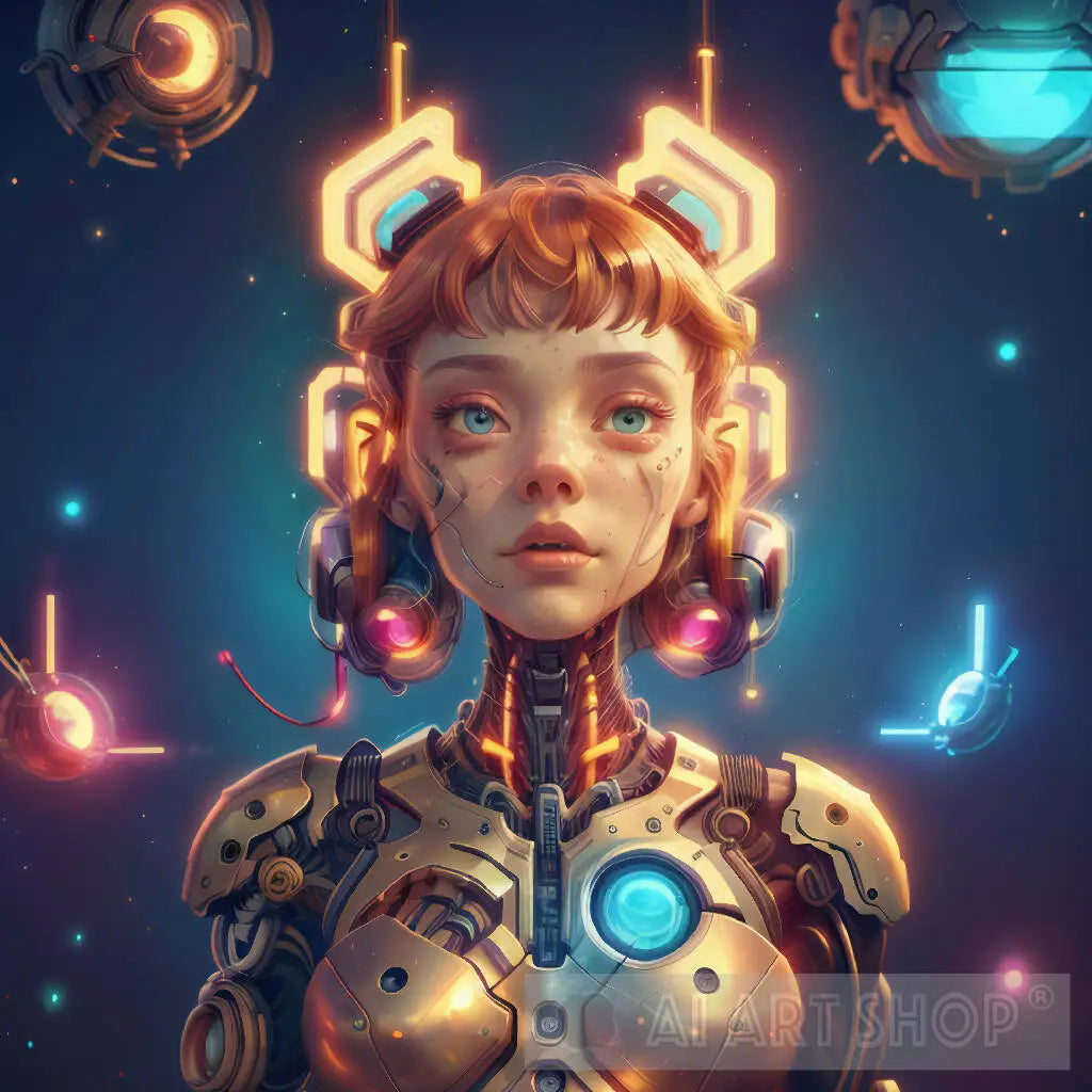 humanoid android, Anime, 3D
