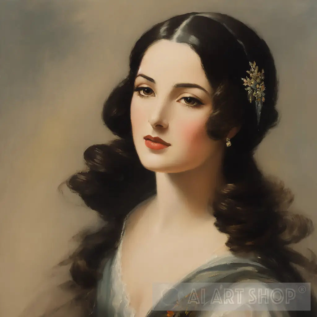The Lavinia - Portrait AI Art By AI Artz | Printable Digital Art