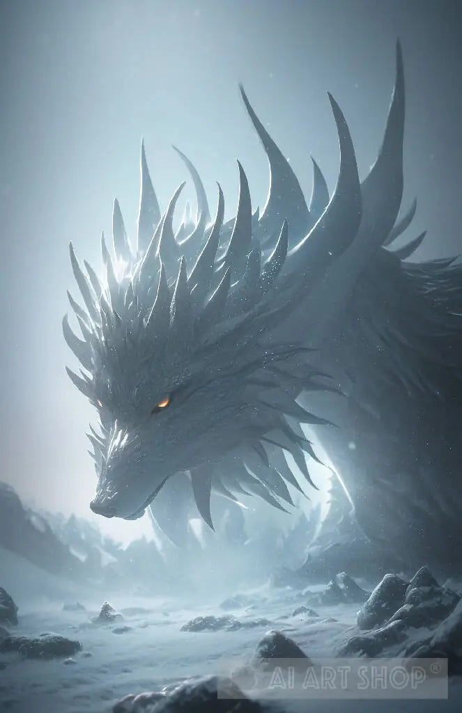 dragon,dreamy,ice,frozen,cool,powerful,freezing,beast,animal,white,...