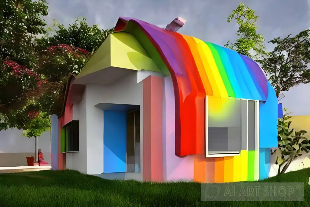 Rainbow House, always make you smile