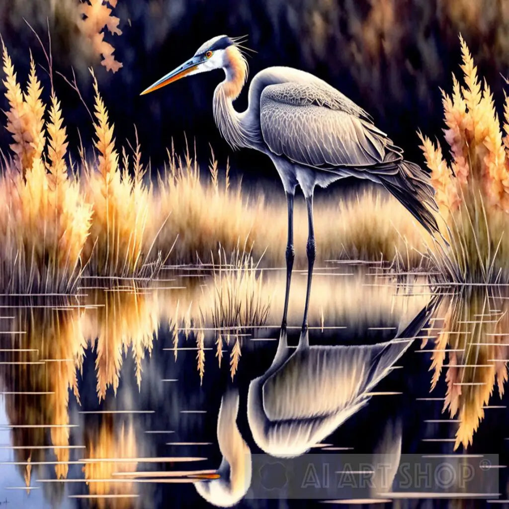 The sad bird meditates