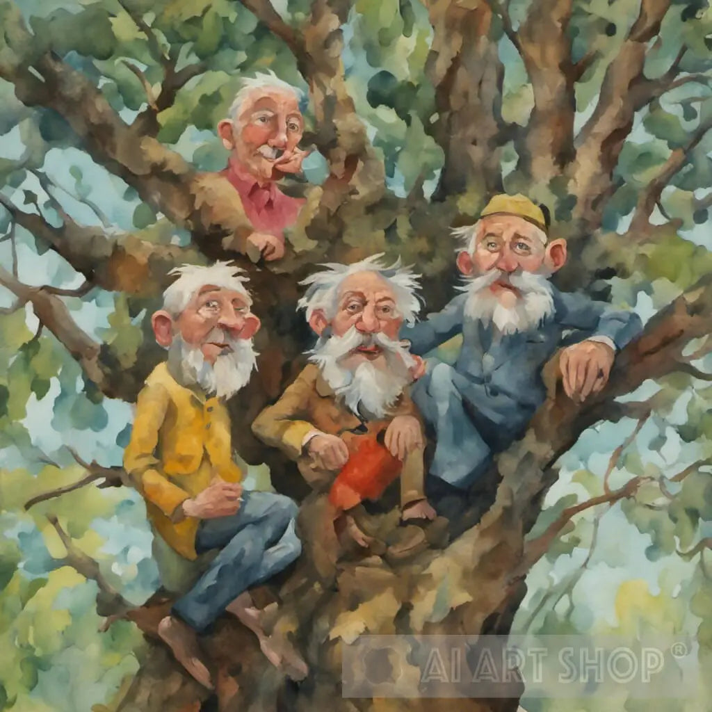 Three fools in a tree