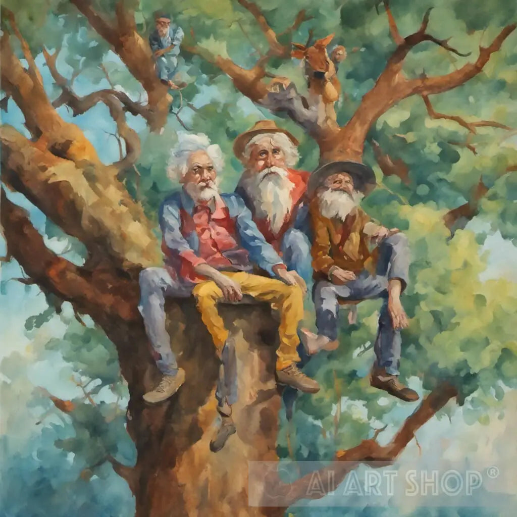 Three fools in a tree