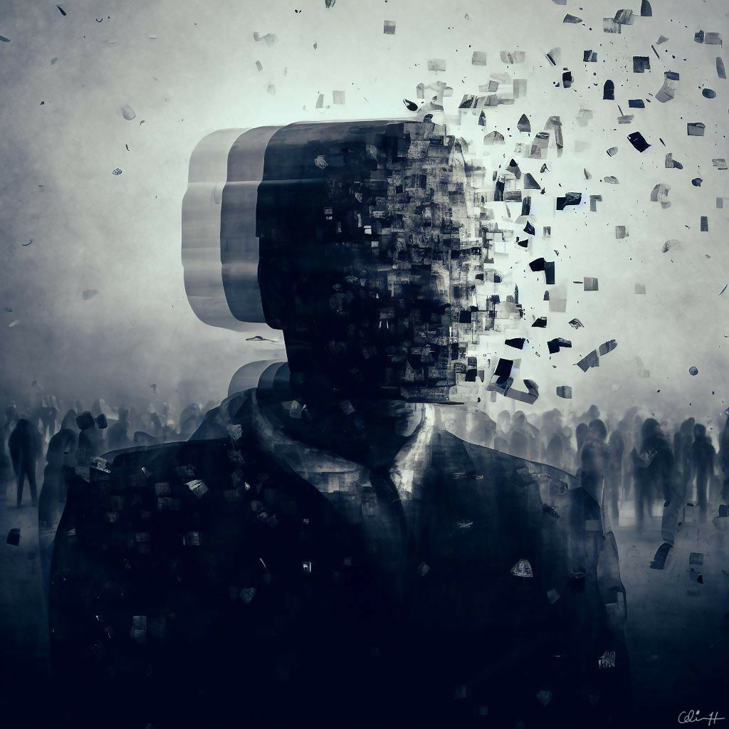 Losing identitiy in a crowd