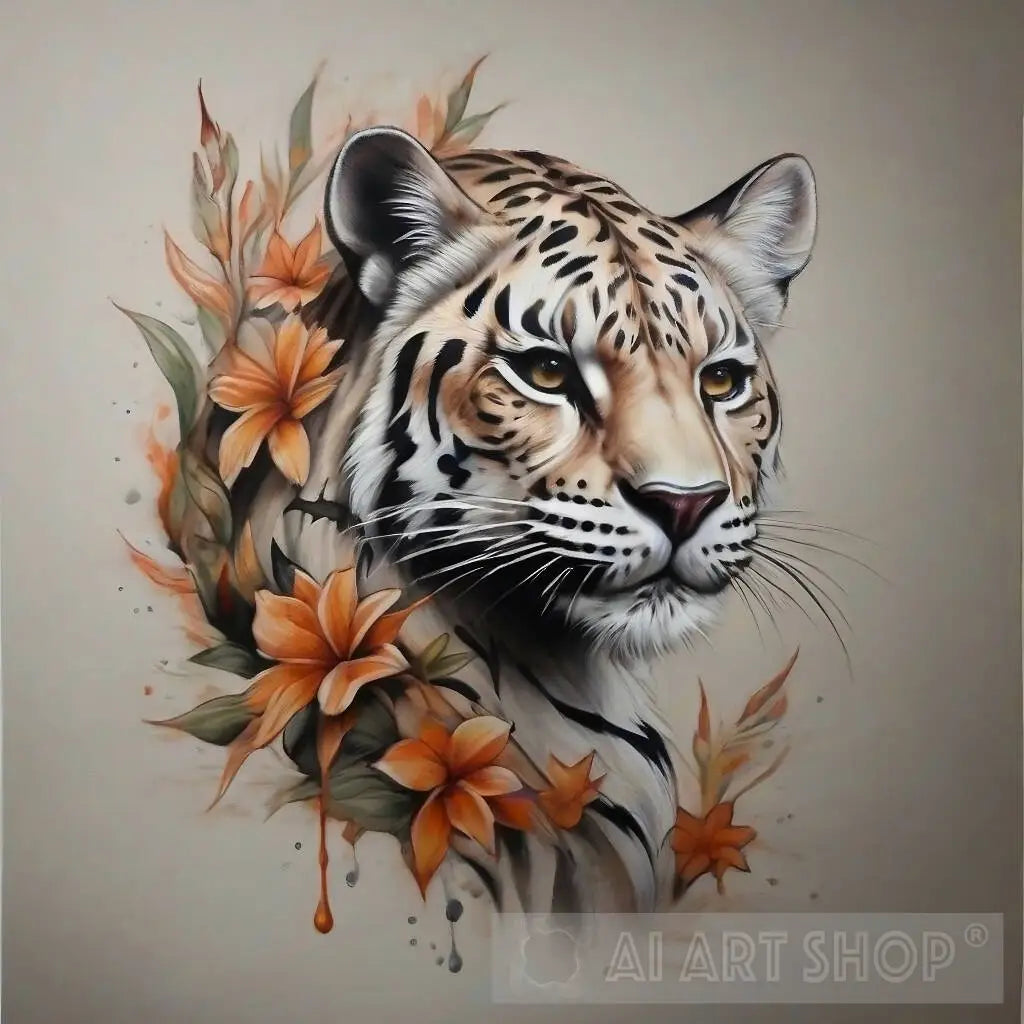 Tiger Art, Tiger Painting, Wildlife Painting, Majestic Tiger, Tiger...