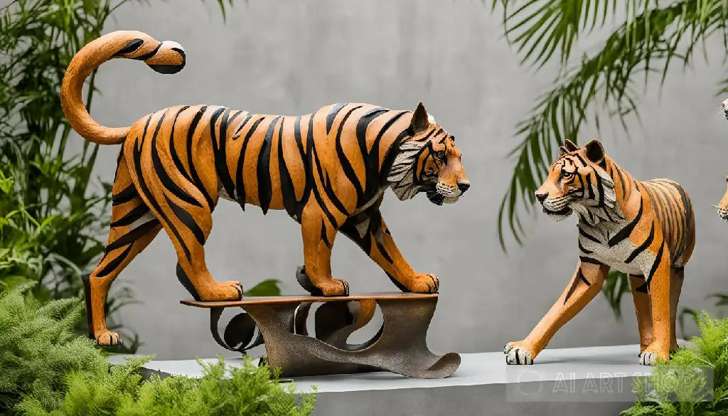 Tiger scene art