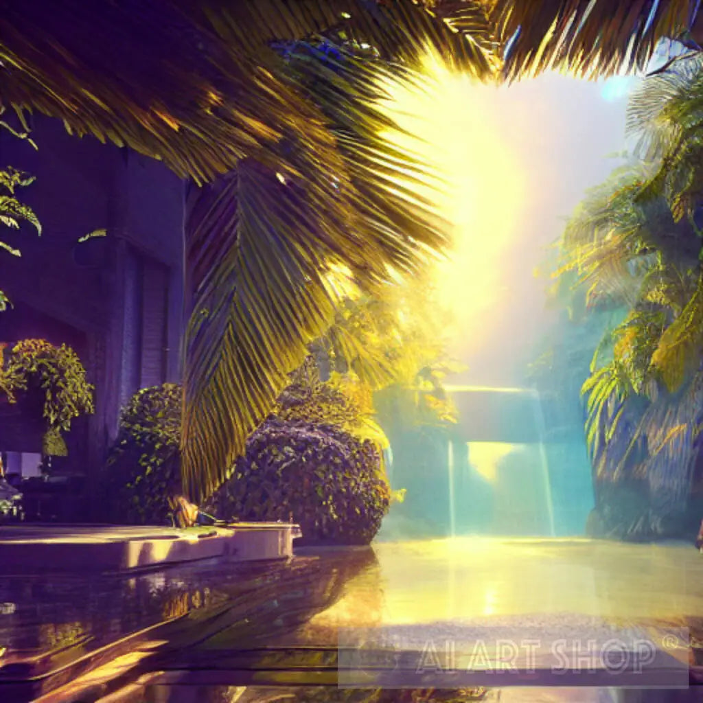 Tree landscape Generative AI