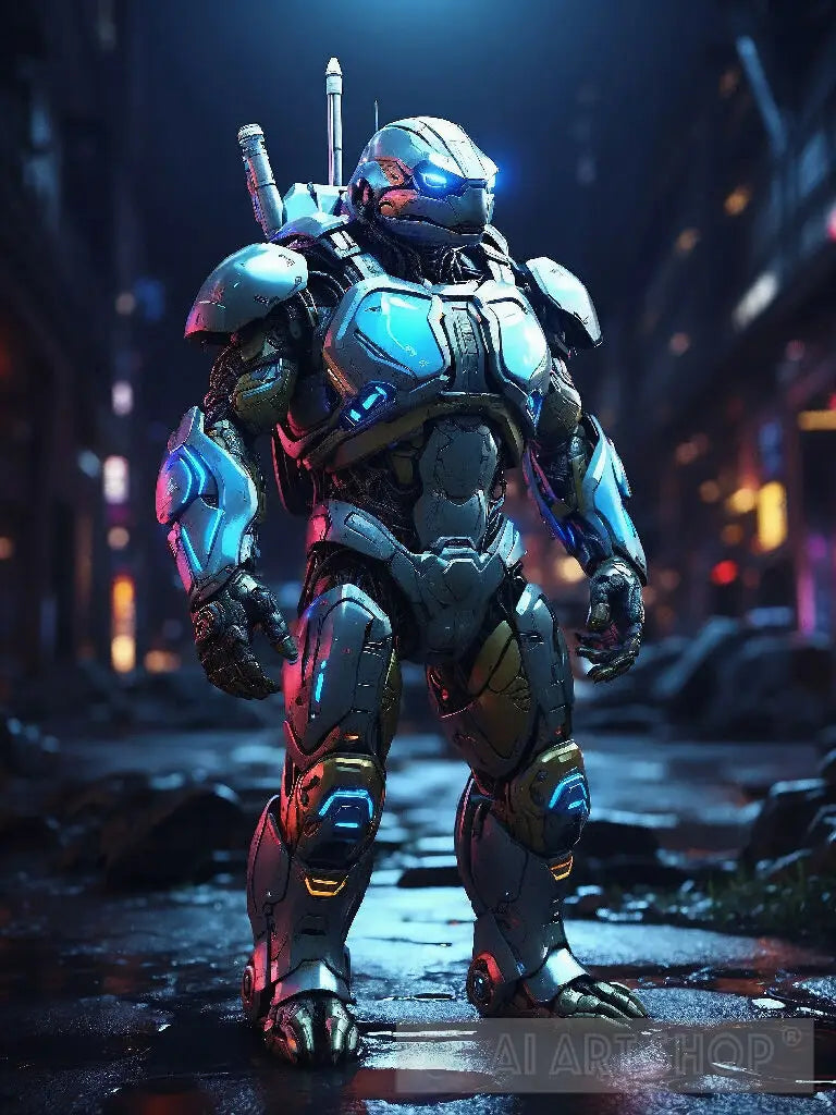 Turrle in cyborg body #3