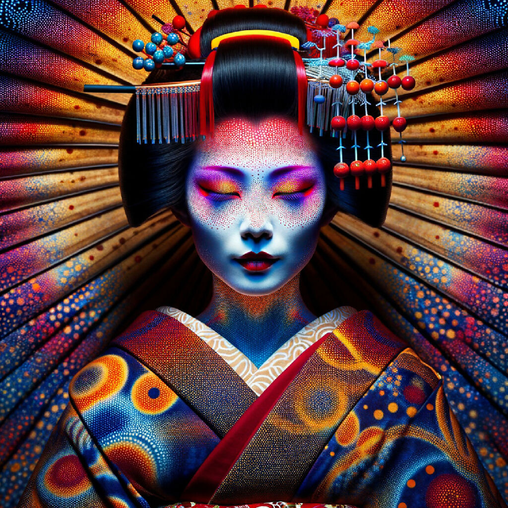 Geisha, Japan, AI Geisha, serene