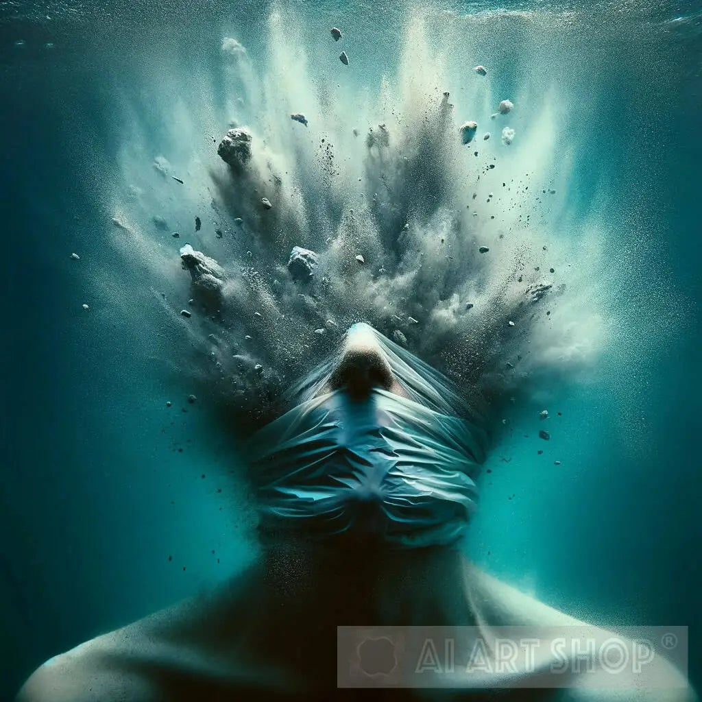 scream, underwater, bin bag, dirt, human, unsettling, silence