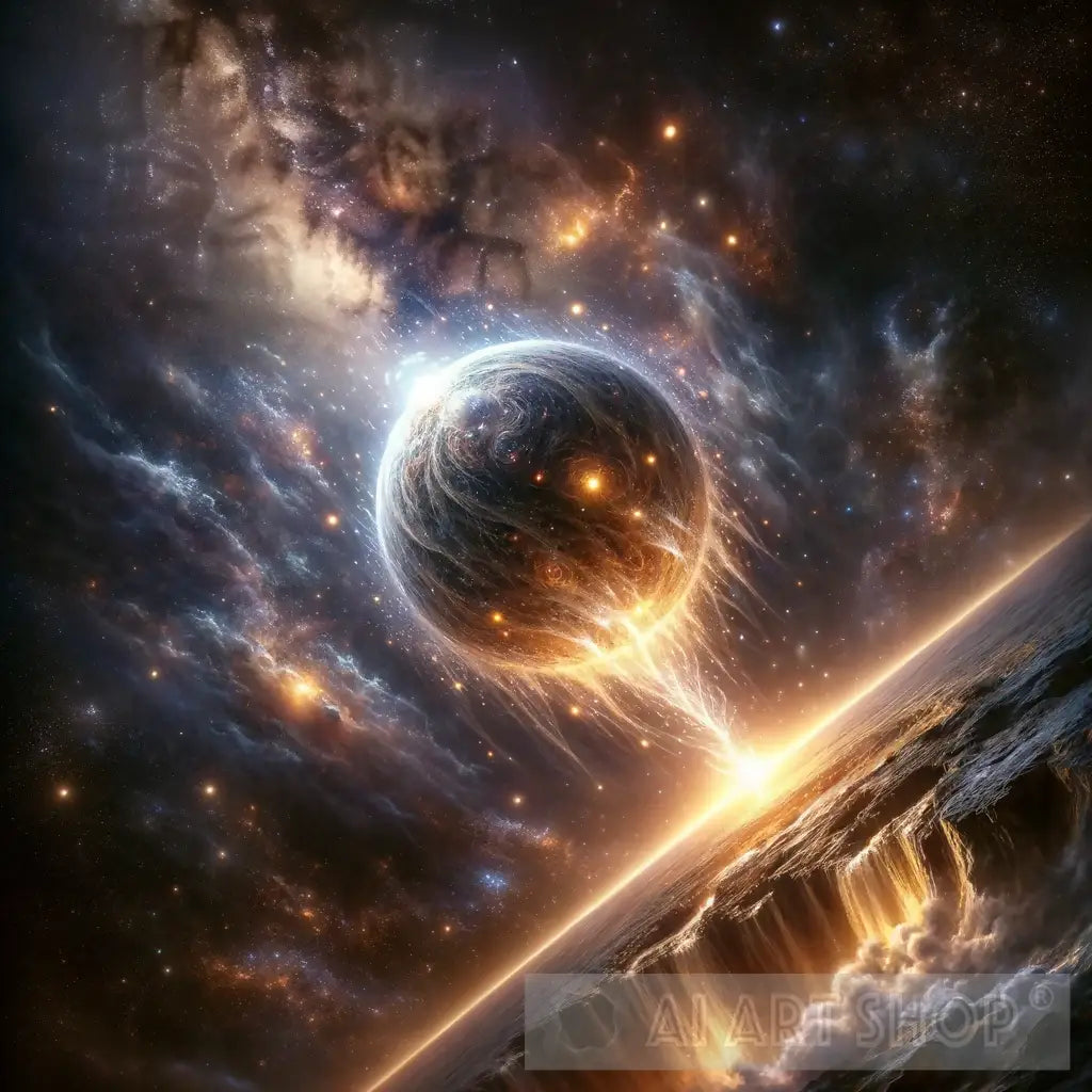 universe edge, planet falling, cosmic mythology, cosmos, abstract u...