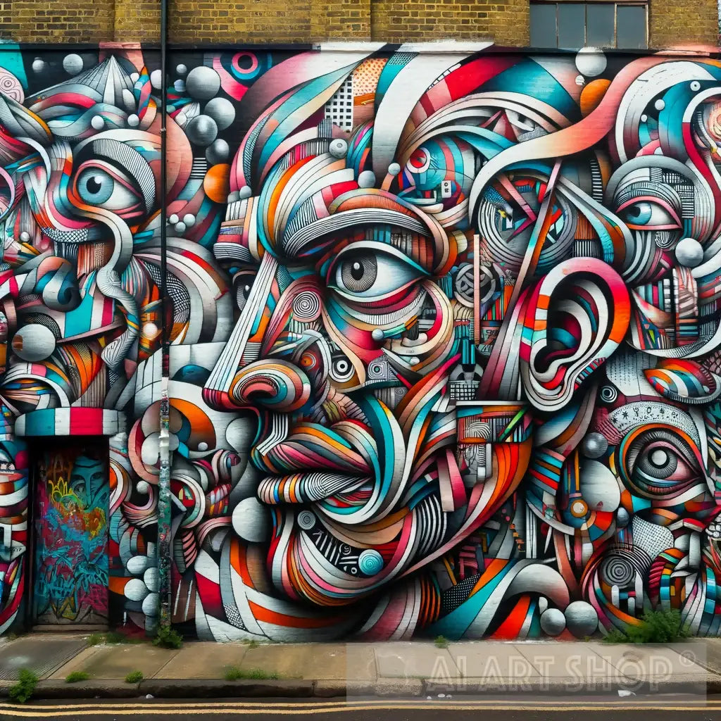 Street Art - Urban Mosaic: Concrete Chronicles