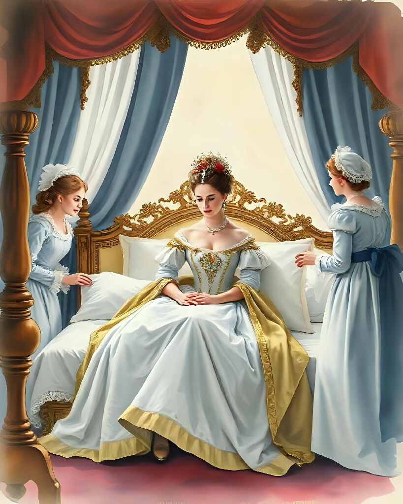 Queen Victoria With Her Servants