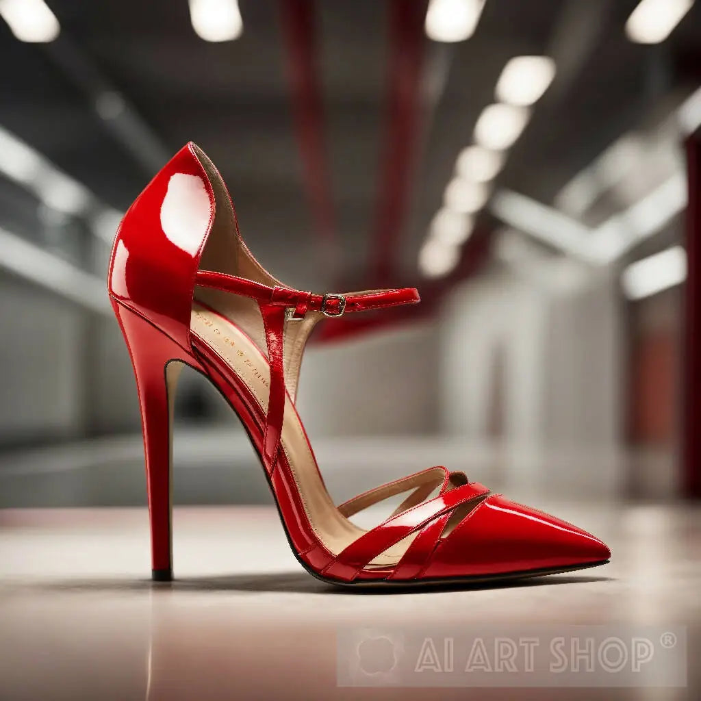 Velocity Vogue: AI-Infused High Heels Revving Up Style with Sleek L...