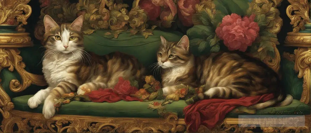 Versailles Cats-Pair