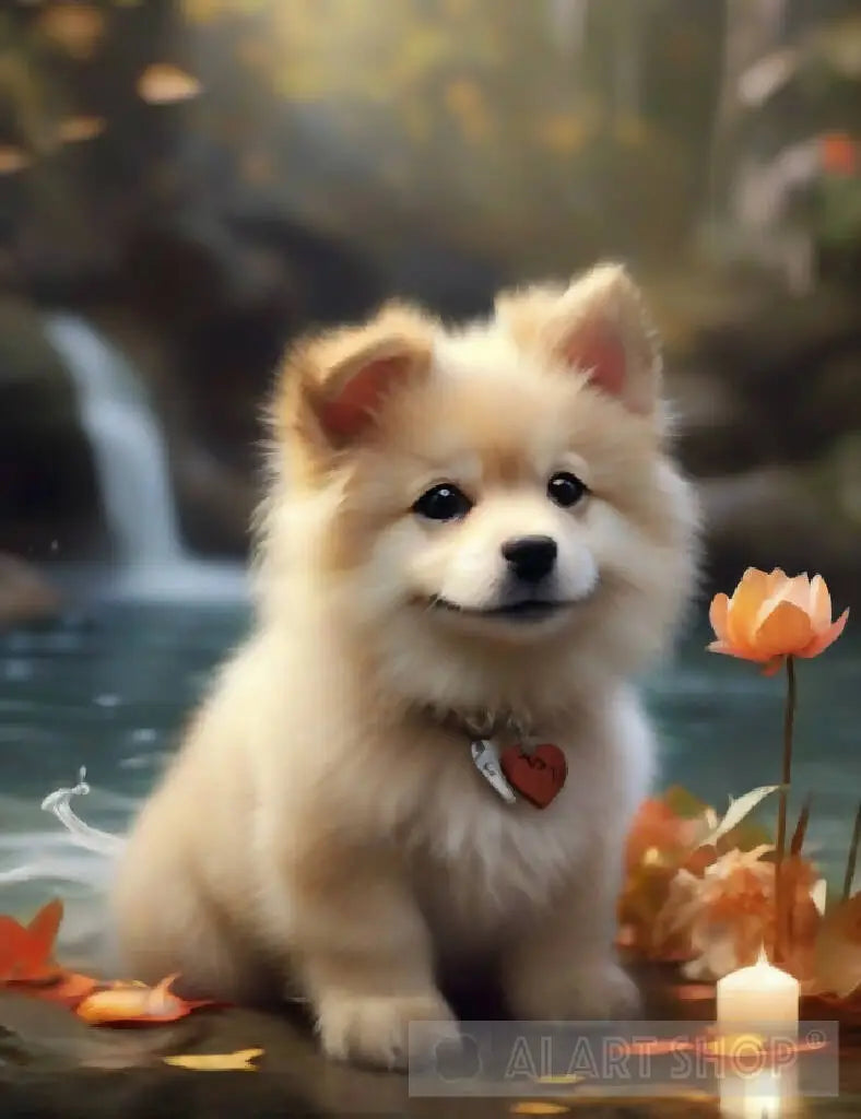 A very beautiful and loyal dog