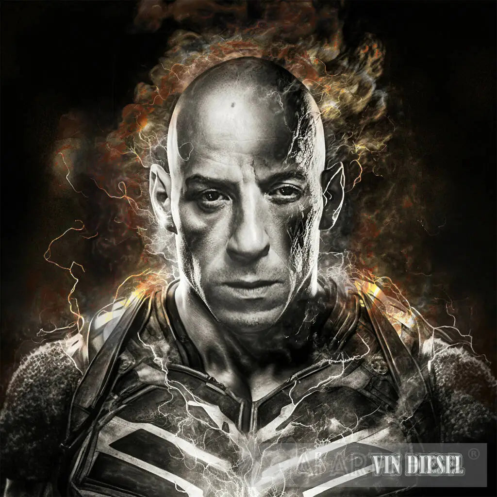 VIN DIESEL SUPERHERO PORTRAIT