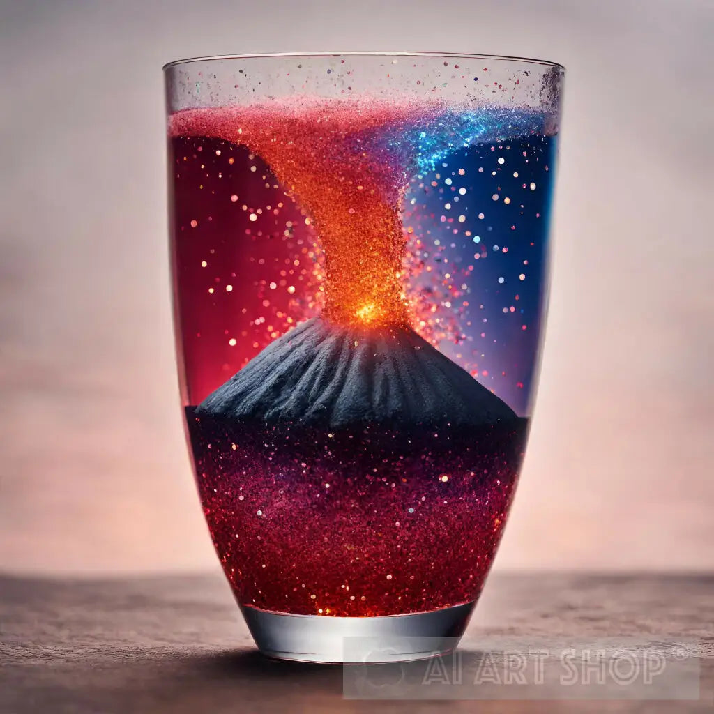 Buy “Volcano Drink” AI art for sale