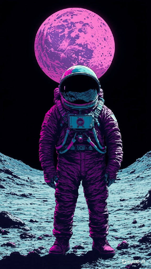 #moonman #astronaut #spaceman #moon #universe #galaxy #aiart #ai