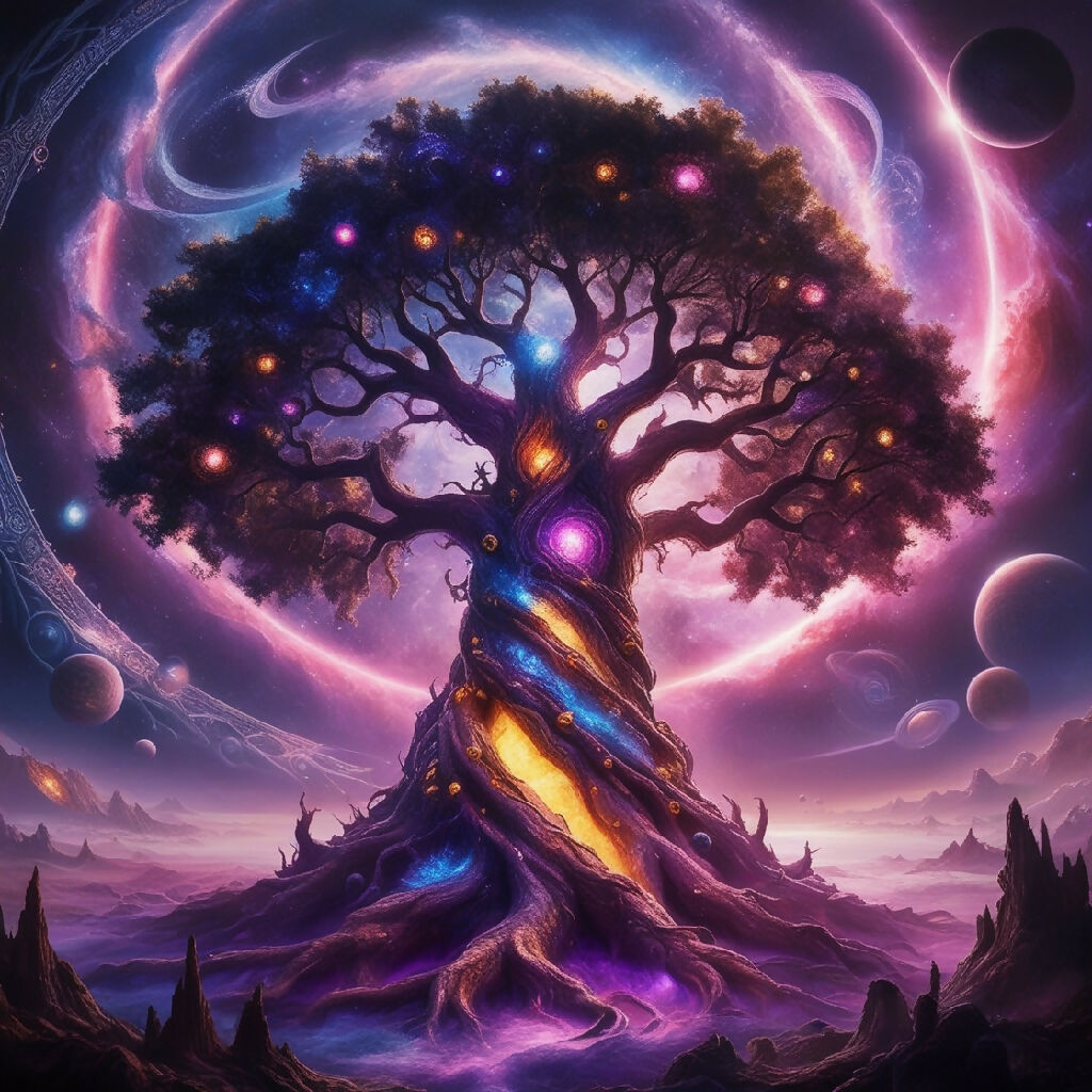 Tree, Eldritch Tree, magical tree, spiritual tree, fantasy tree, fa...