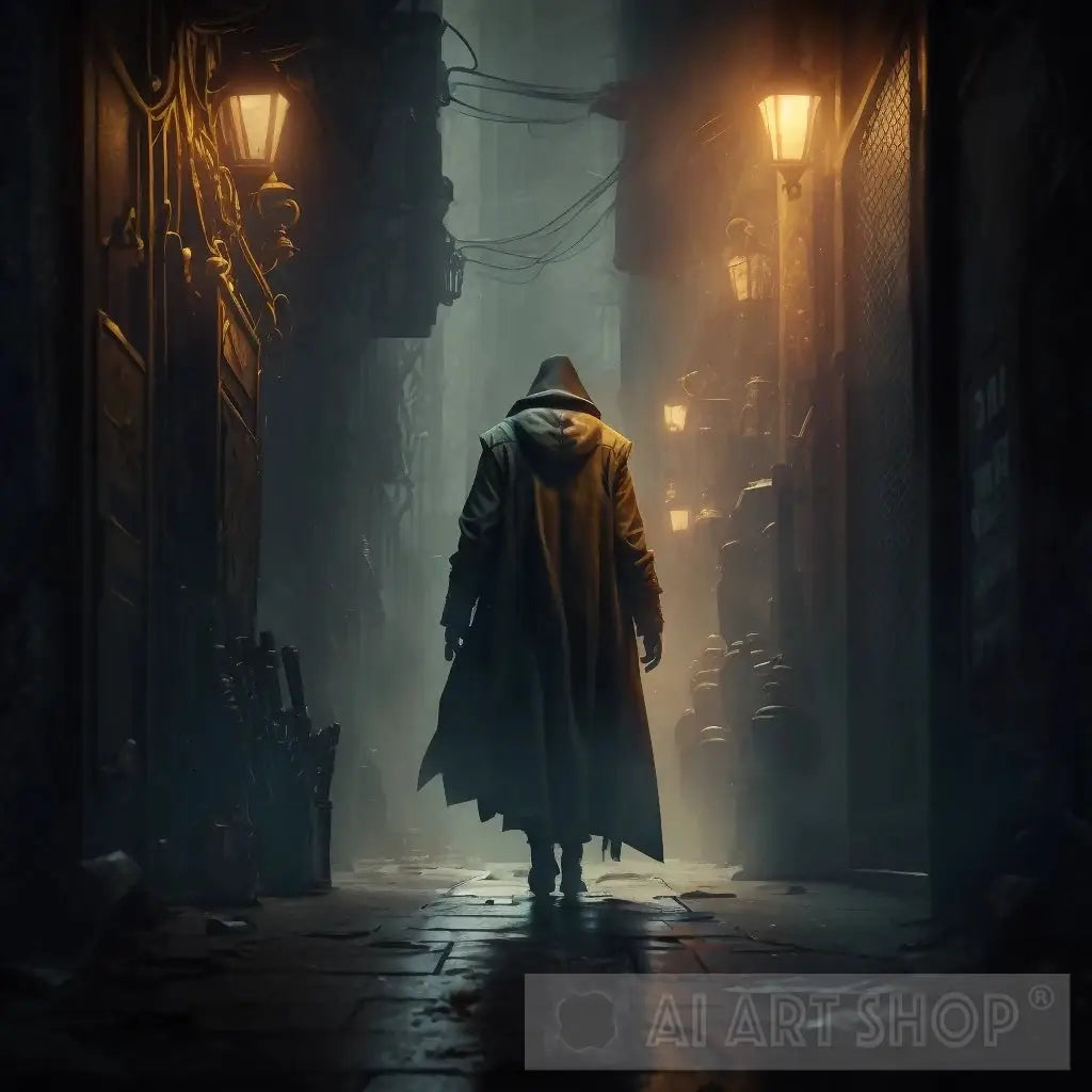 Walking in alley
