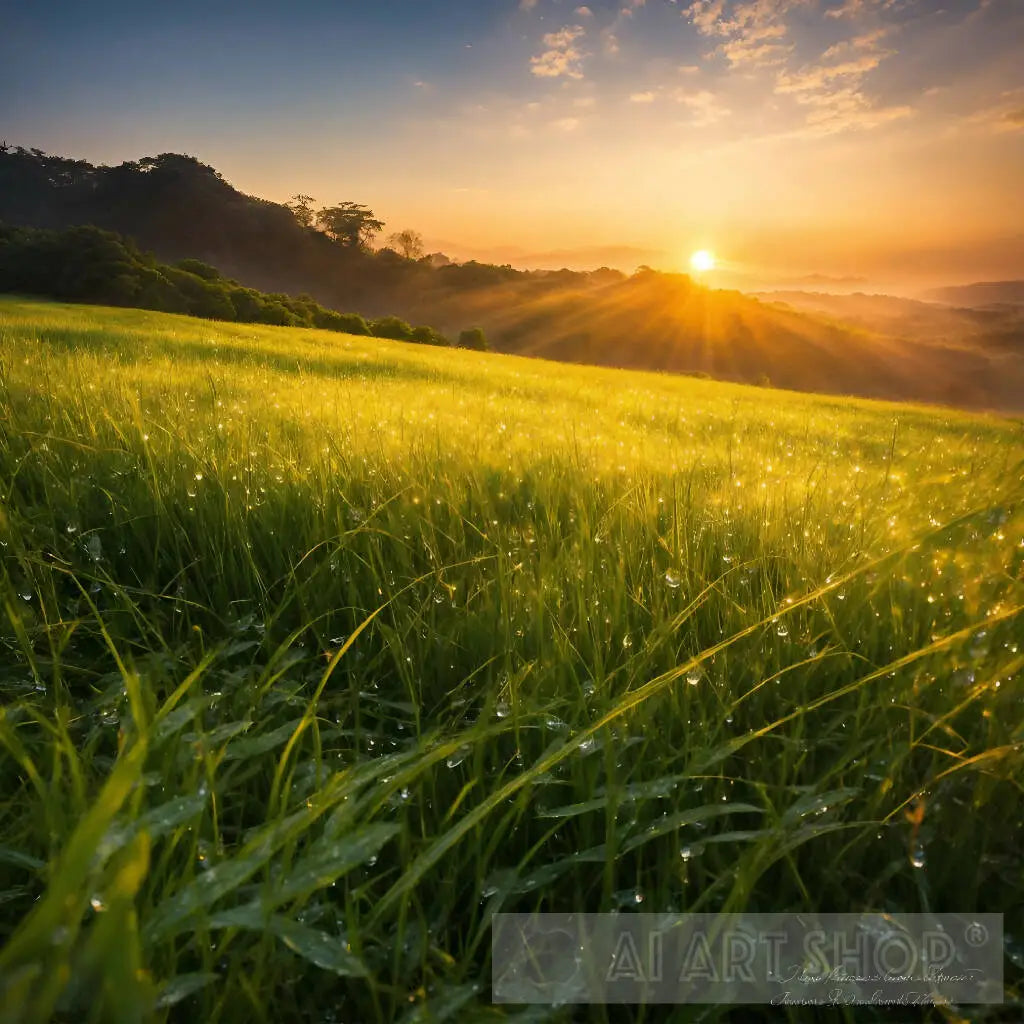 Warm Sun Glimpse on the Horizon