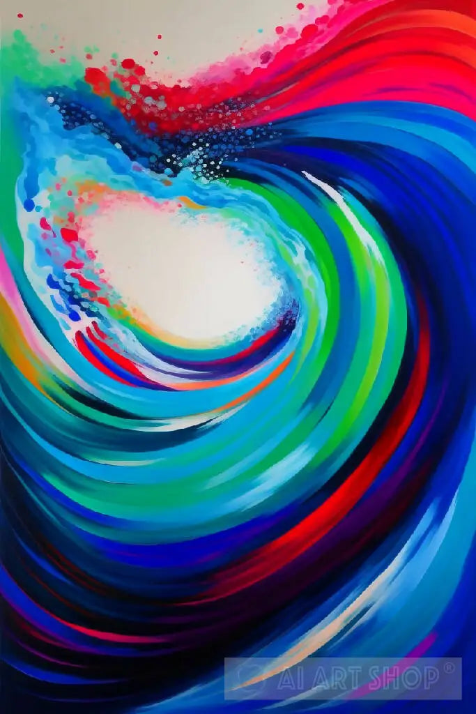 Life abstract wave color