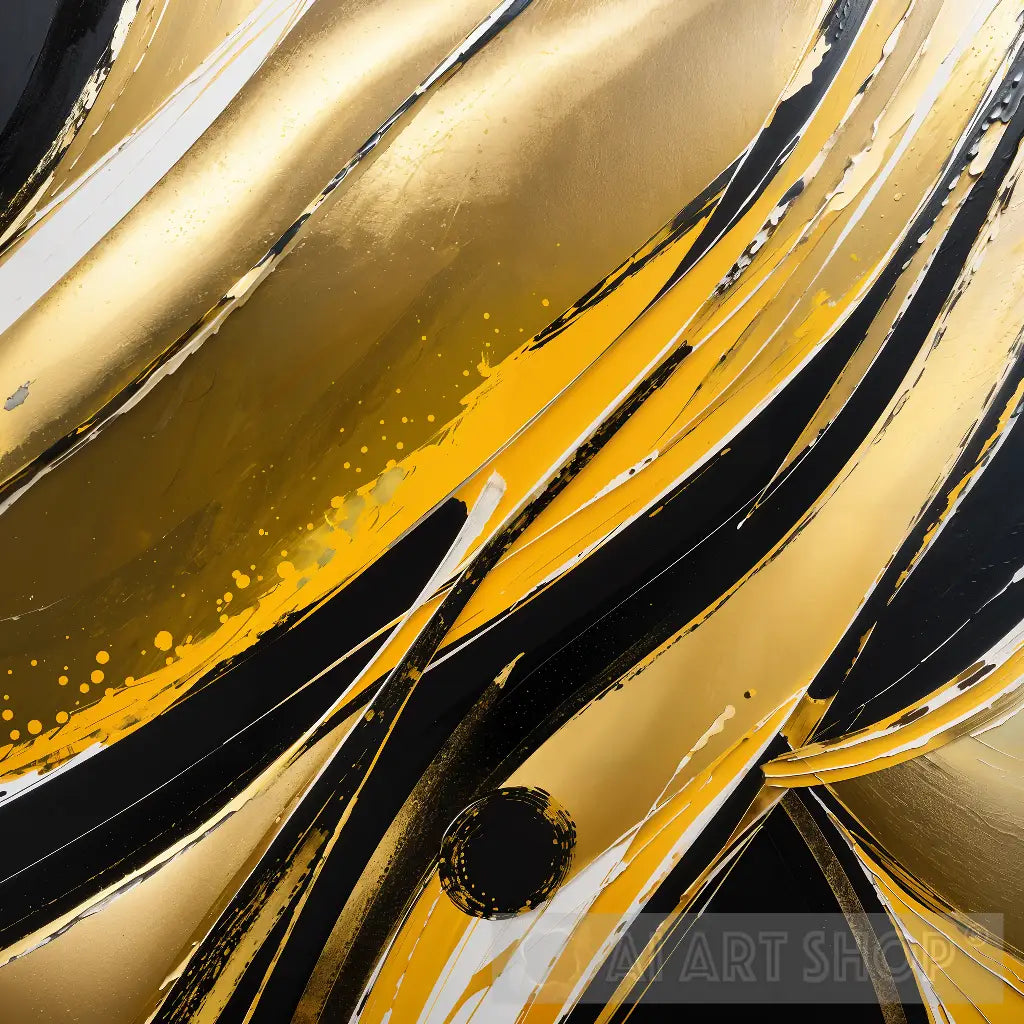 AI Generated abstract painting Wealth