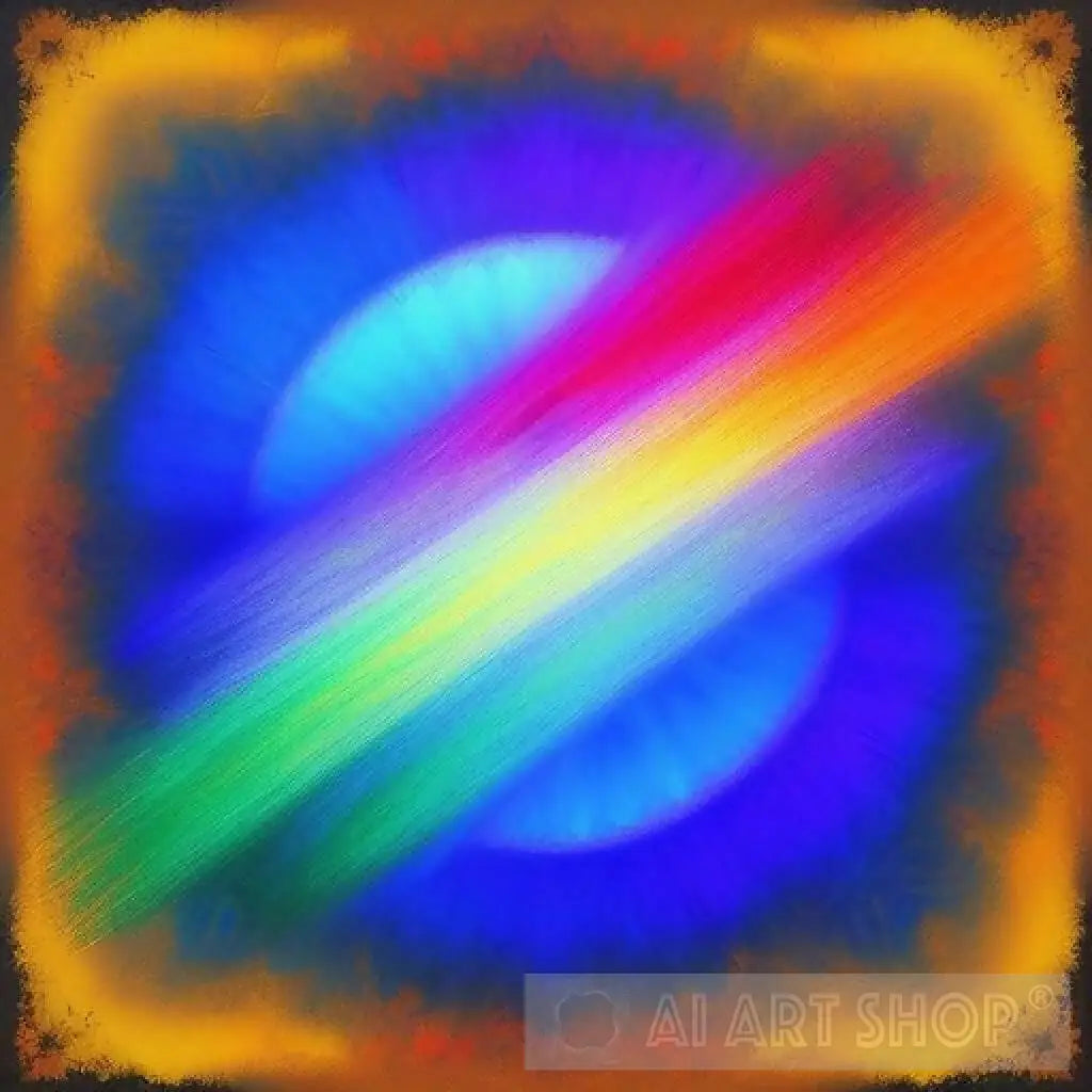 "Colorful Echo: Dual Palette Wall Art." "Vivid Fusio...