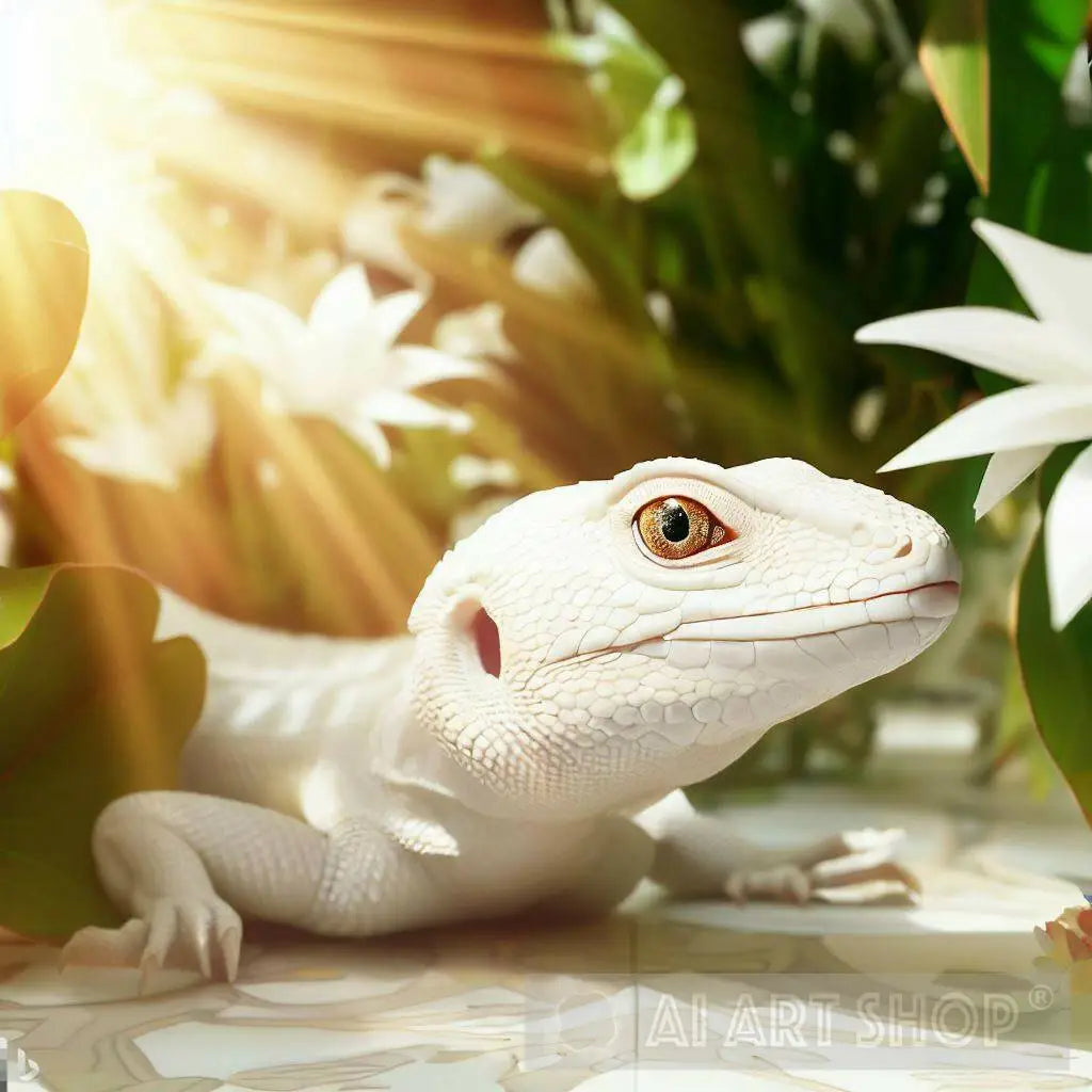 White Lizard in Heavens
