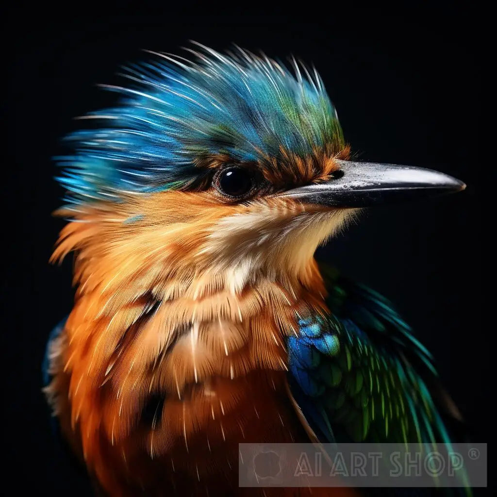 Wild exotic birds