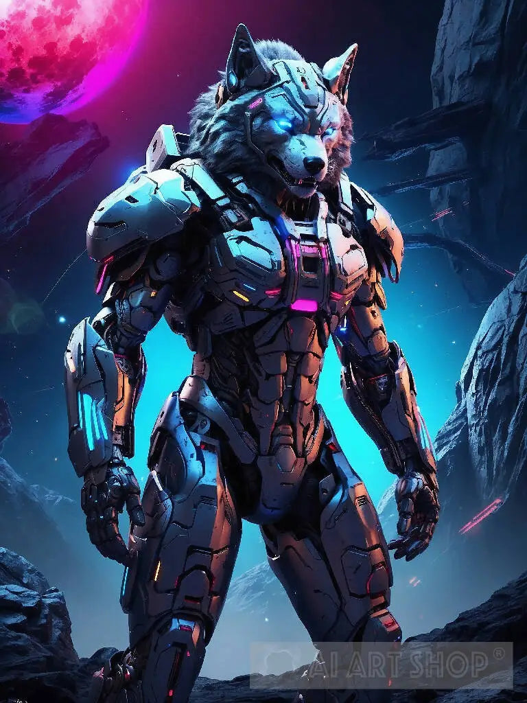 Wolf in cyborg body #1