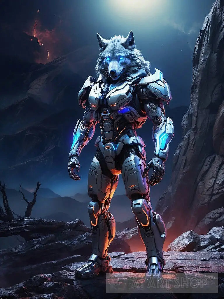Wolf in cyborg body #2