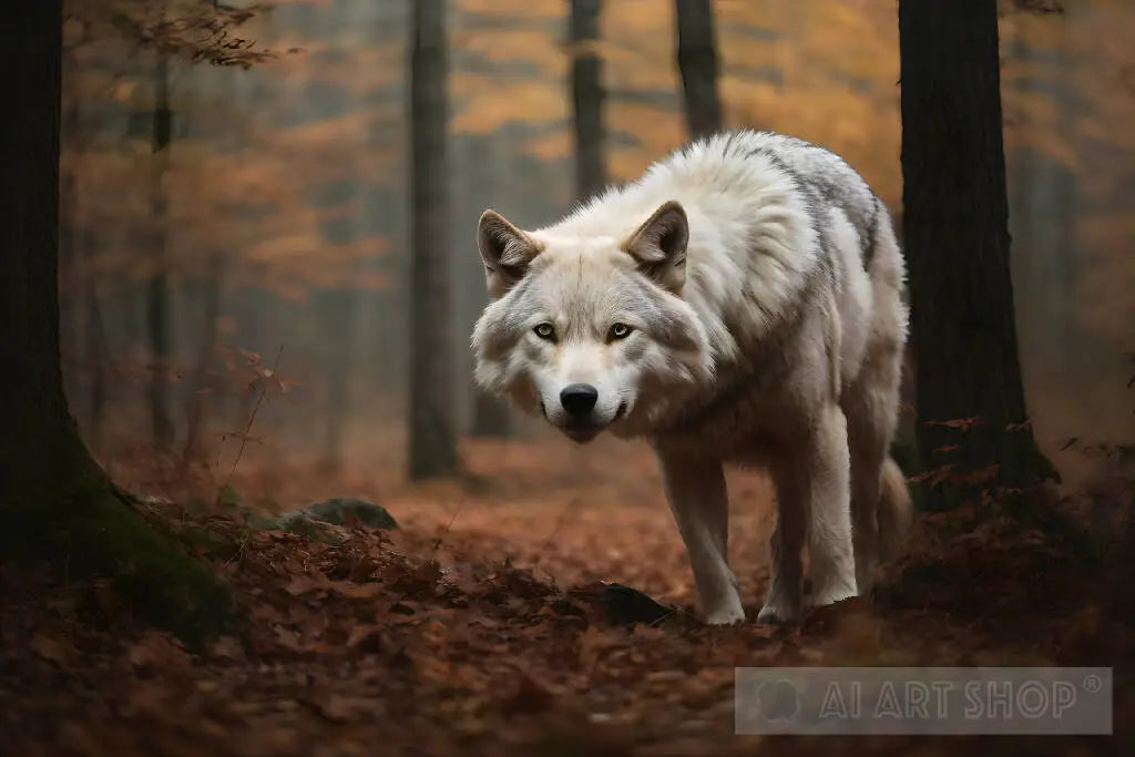 wolf in the forest
