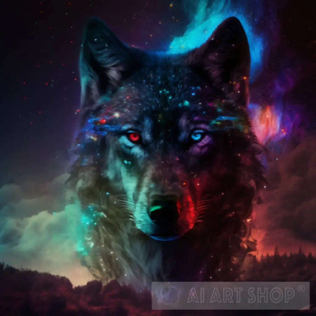 Wolf Sky Amazing Art