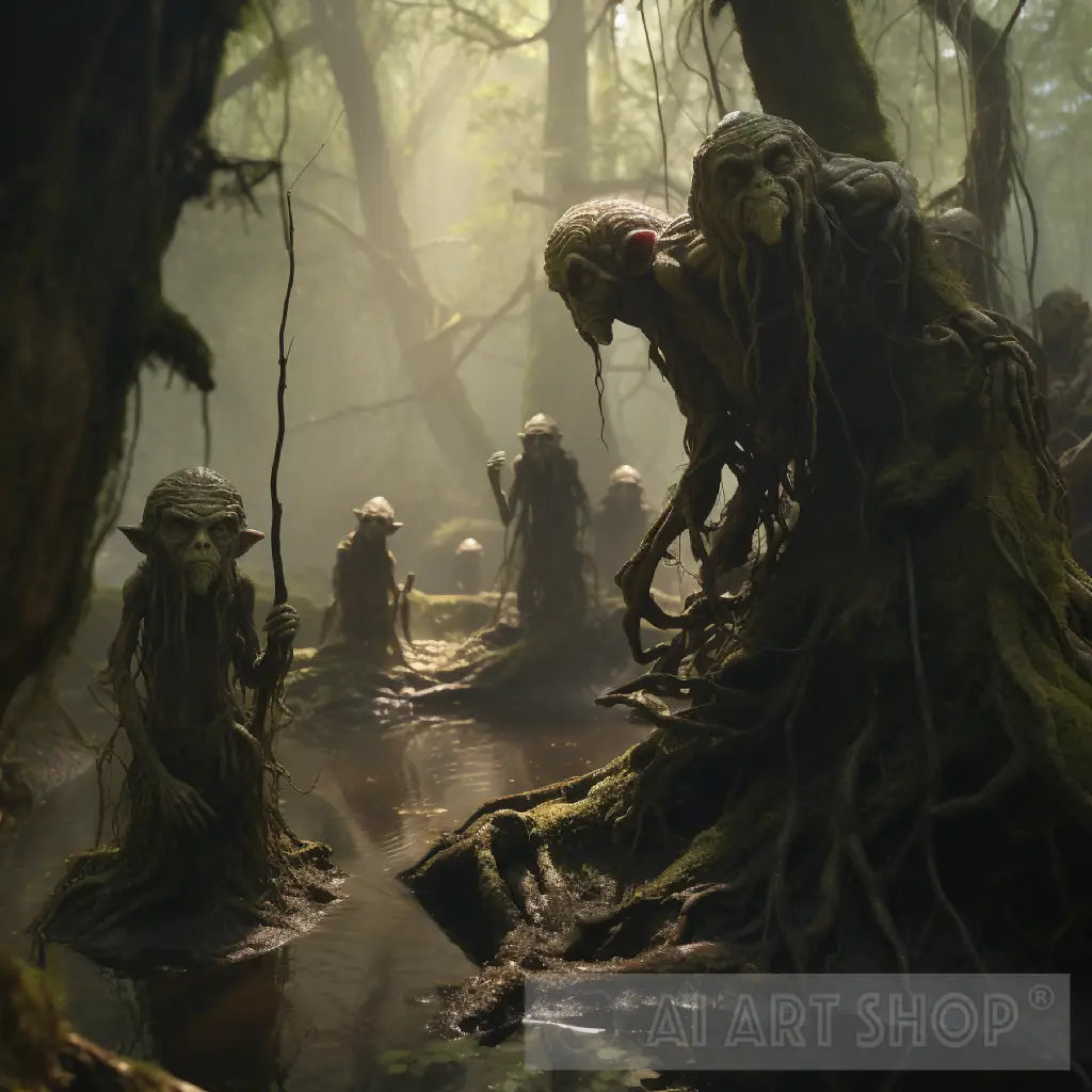 contemporary art, goblincore, woodland goth, symbolism