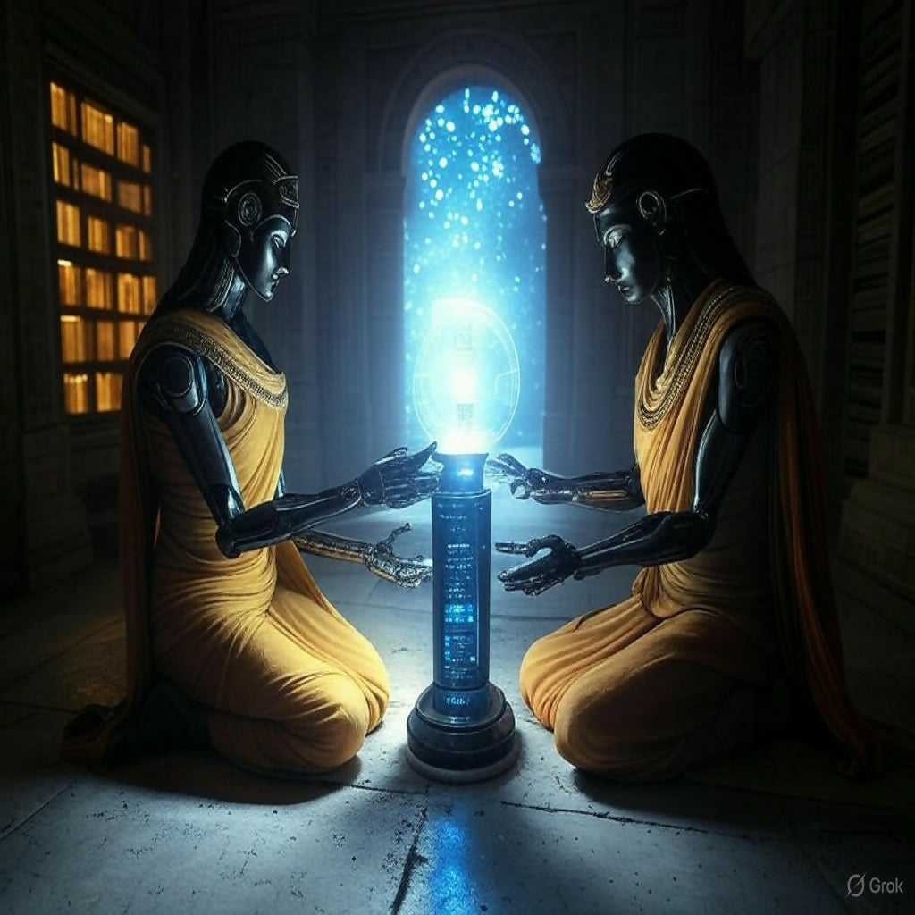 Cyber Monks – AI Art of Futuristic Spirituality & Technology