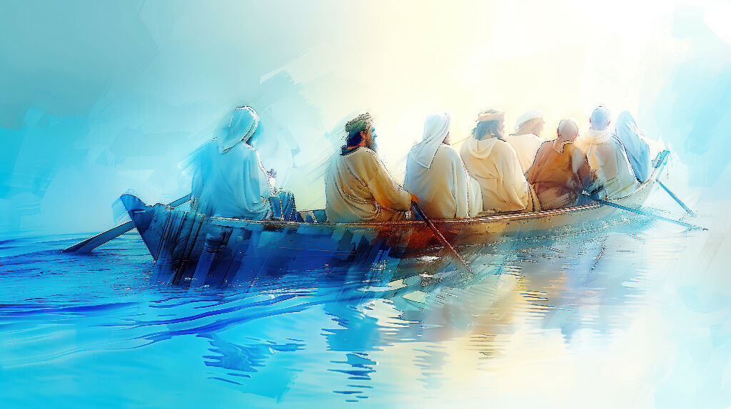 Jesus and disciples