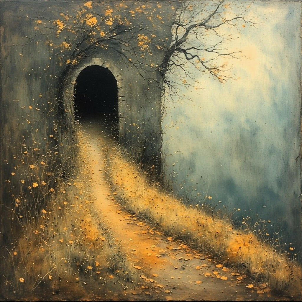 Tunnel walk in Autumn time