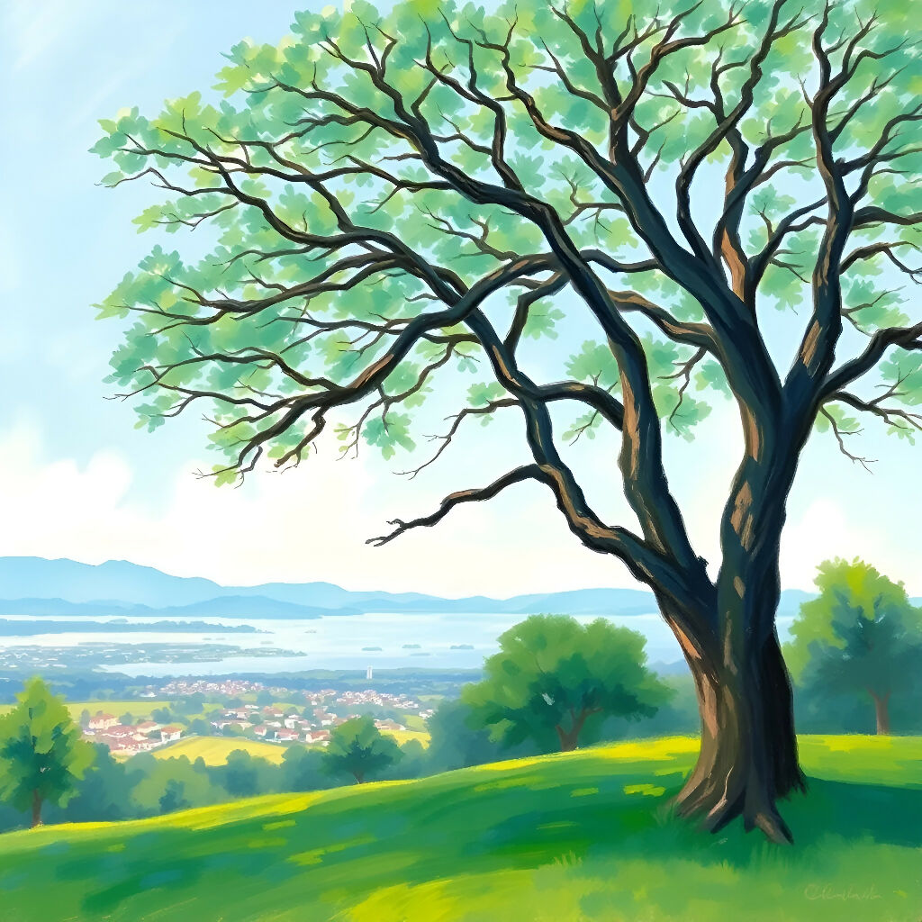 landscape, nature, tree, countryside, tranquility, panoramic, seren...
