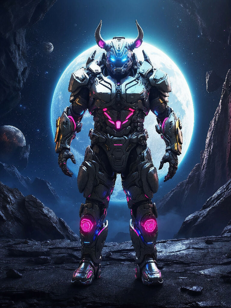 Rhino in cyborg body #4