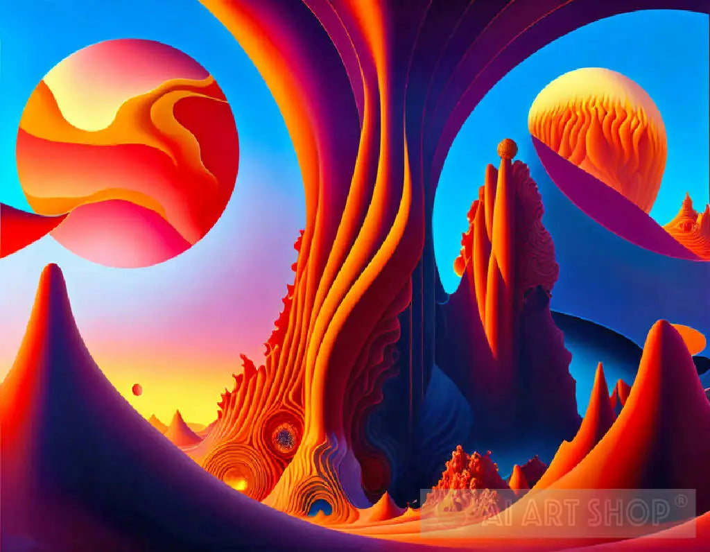 Xar Solaris: AI generated abstract art sci-fi painting of a fantasy...