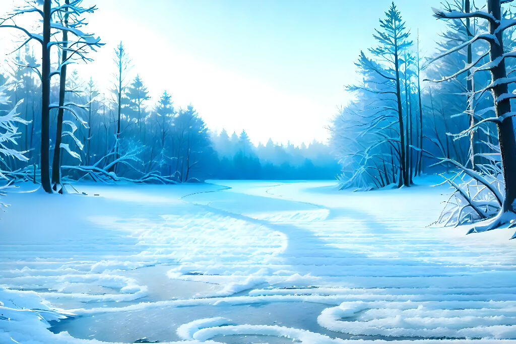 SEO-Optimized Title Tag: Frozen Forest Fantasy: Magical Winter Scen...