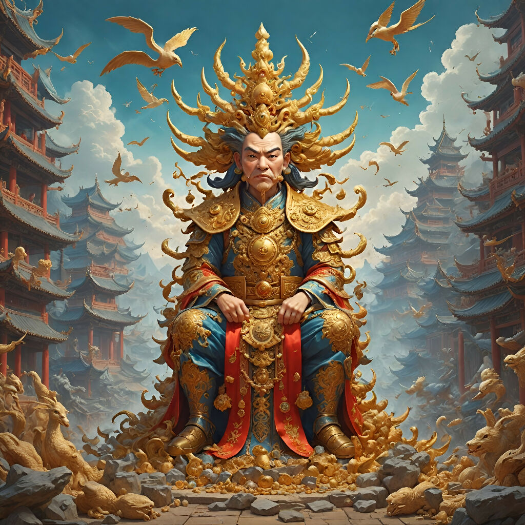 The Golden Emperor's Majestic Reign | Epic Chinese Fantasy Art
