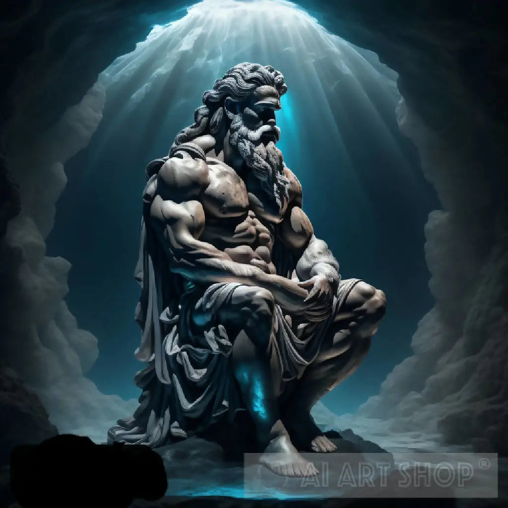 Zeus pondering in the abyss