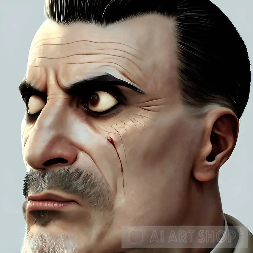 #zombie #mafia #portrait #aiart