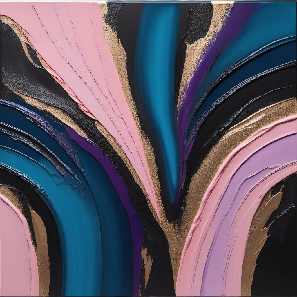 Temporal Echoes: Neural Imprints – Futuristic Abstract Neural Art